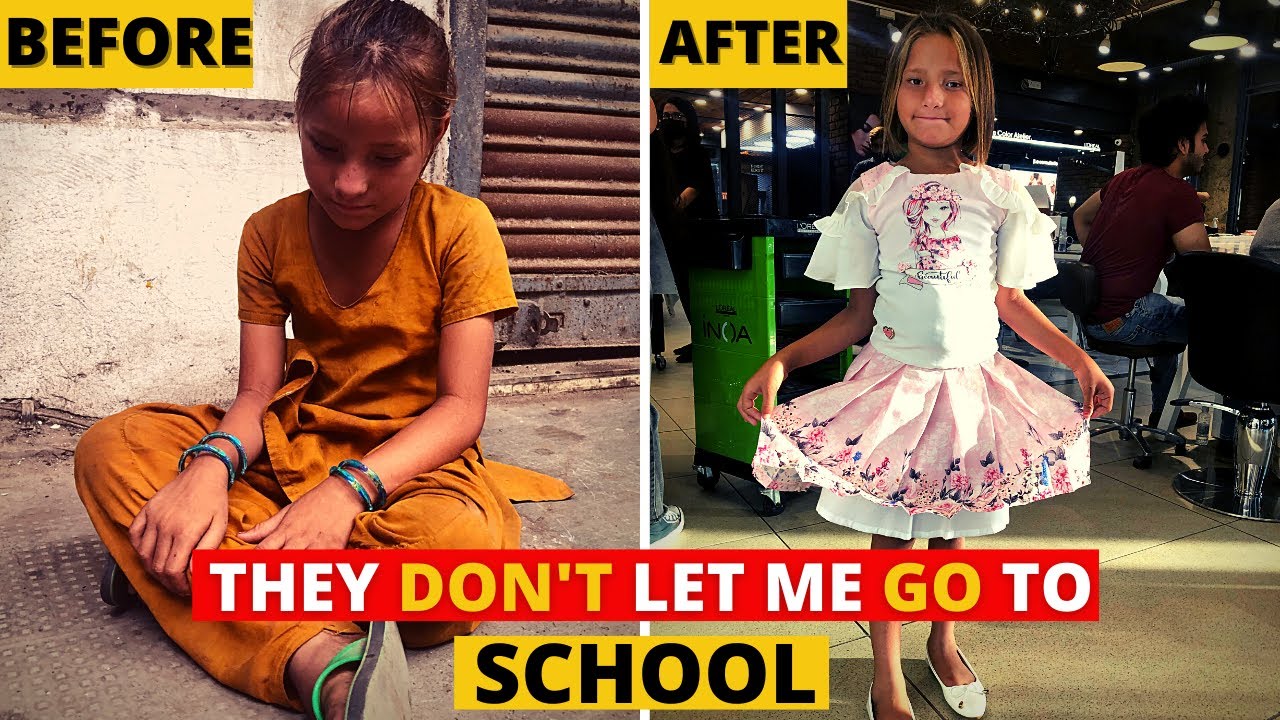 AMAZING TRANSFORMATION || HOMELESS GIRL TRANSFORMATION || HUMANITY ACT ...