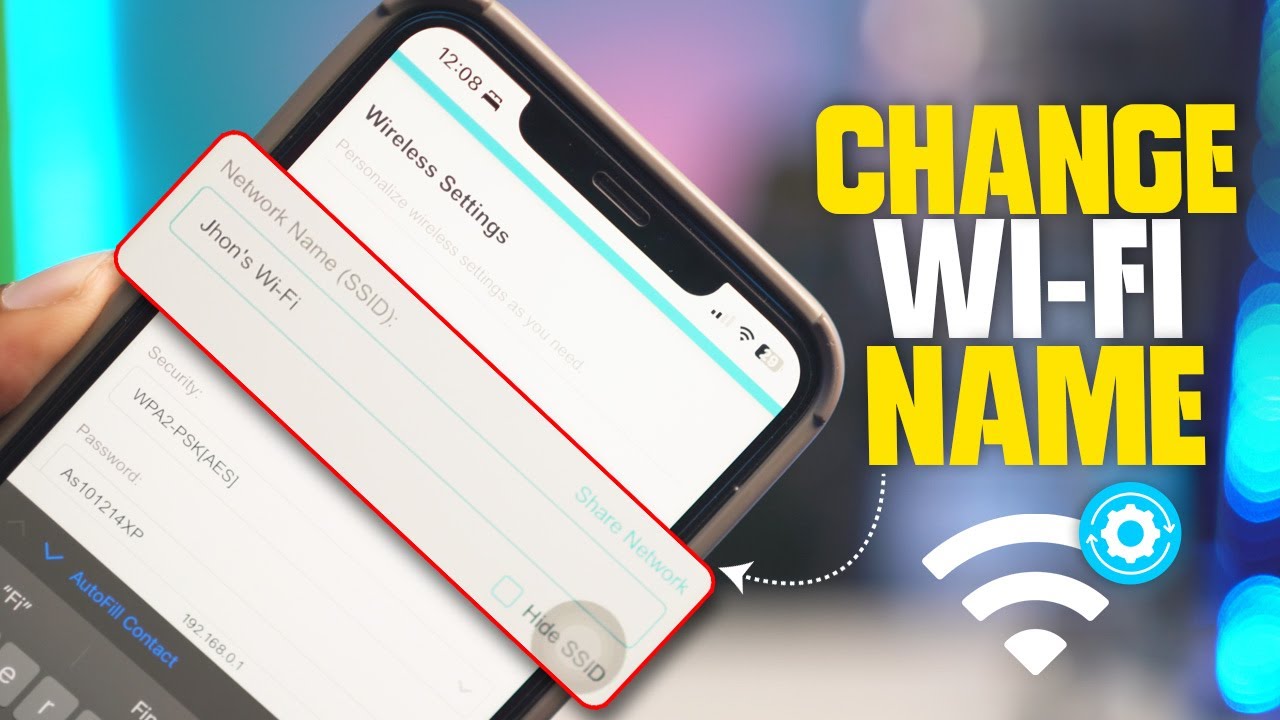 How to Change Wi-Fi Name from iPhone | Rename Your Wi-Fi Network Easily ...