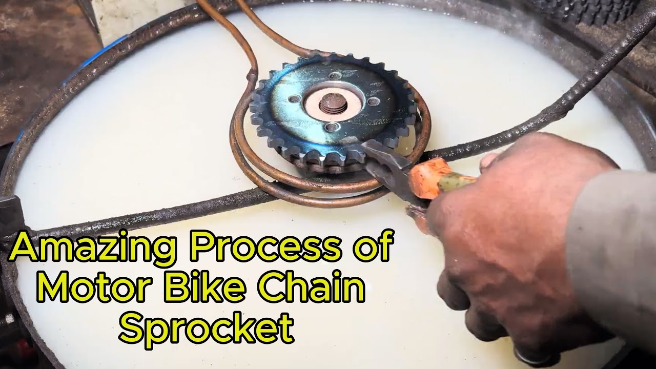 Amazing process of Motor Bike Chain Sprocket#Motor Bike Chain Sprocket ...