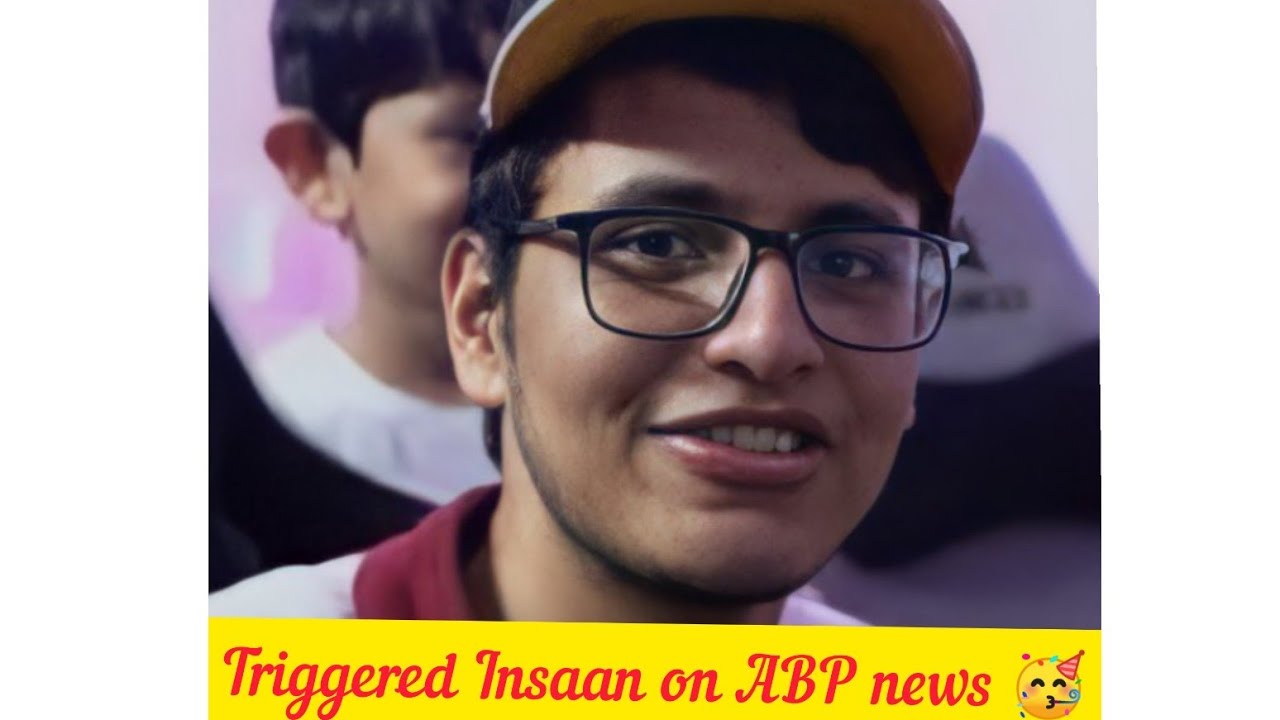 Triggered Insaan on ABP news again | Live Insaan on ABP news ...