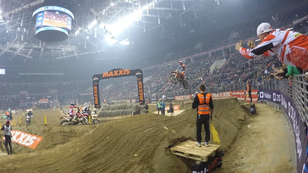 MAXXIS FIM Super Enduro Tauron Arena Kraków 2017 (GoPro Hero 5 Black ...