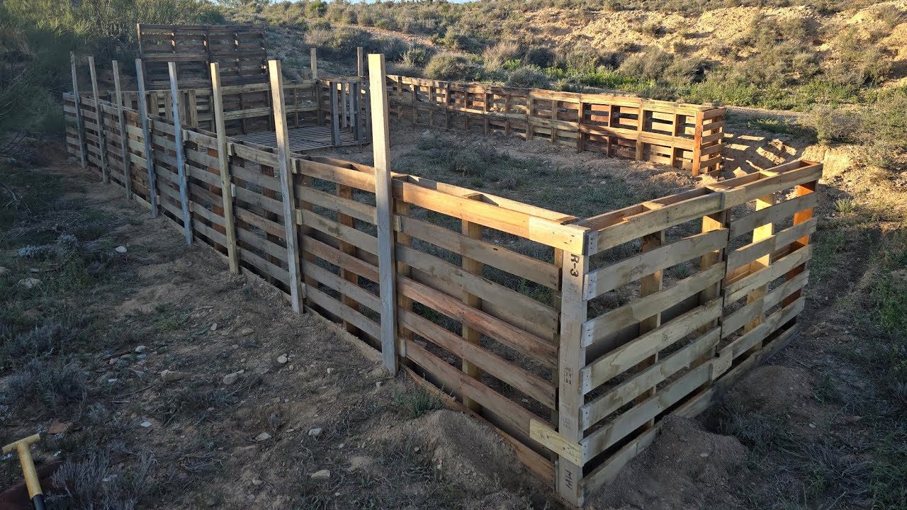 Construcción de gallinero casero de palets para gallinas ponedoras ...
