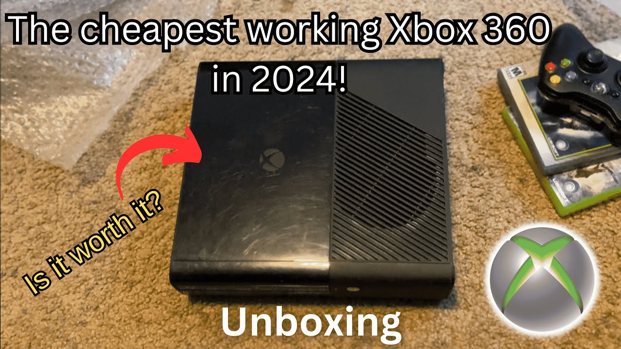 Xbox 360 E unboxing in 2024! Is the cheapest working Xbox on eBay worth ...