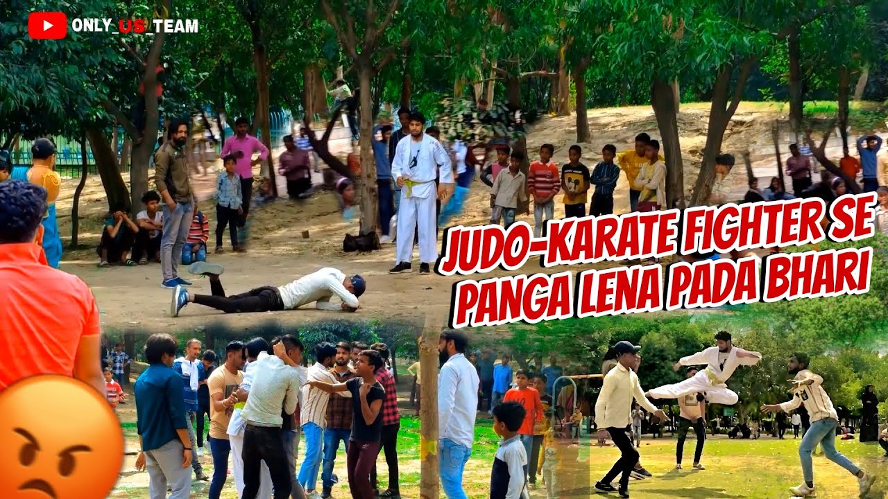 practice kung fu epic fight prank🤣😂 karate prank 😅- public reaction ...