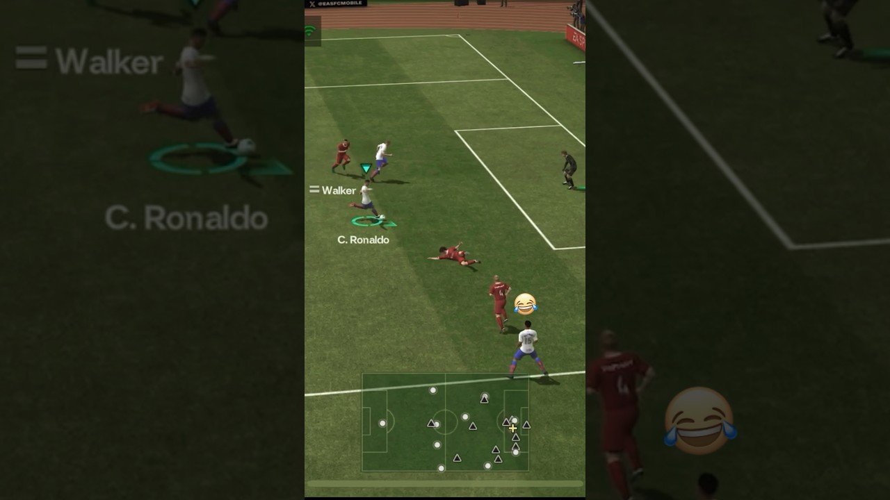 Bellingham laughing at corner 😂😂when defender fell down 😂 #shorts # ...