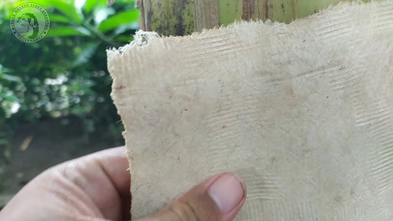 Mari Membuat Kertas Kuno "Dluwang" - YouTube