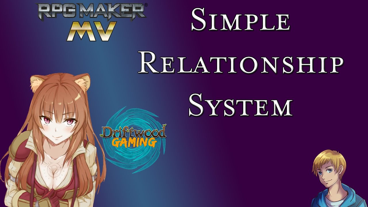 Rpg Maker Mv Tutorial A Simple Relationship System Rpgmmv Youtube