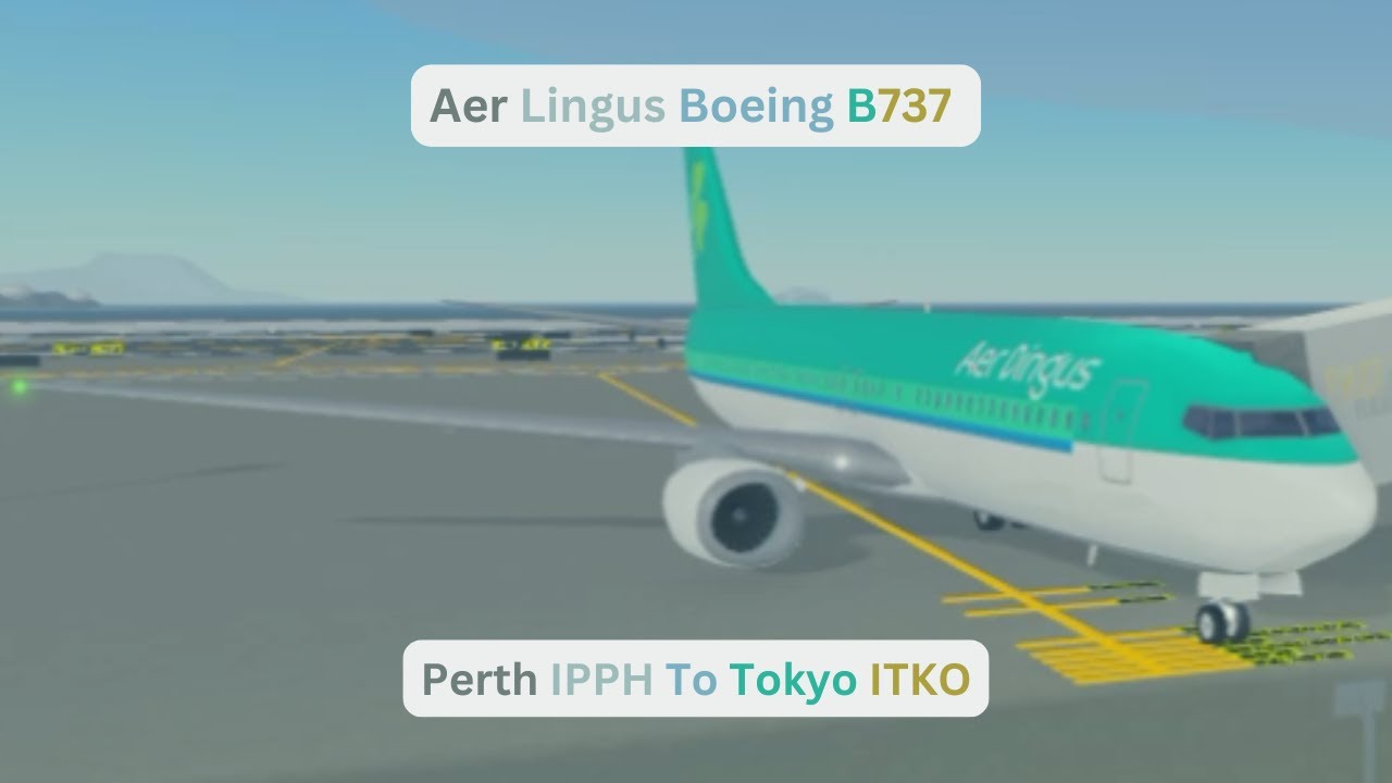 Short Flight Aer Lingus Boeing B737 Perth IPPH To Tokyo ITKO - YouTube