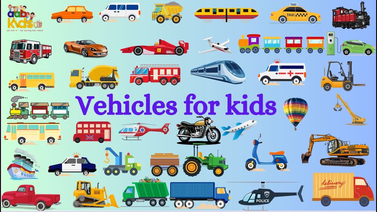 Vehicles Playlist - The Kids' Picture Show|Fire Trucks & Police Cars ...