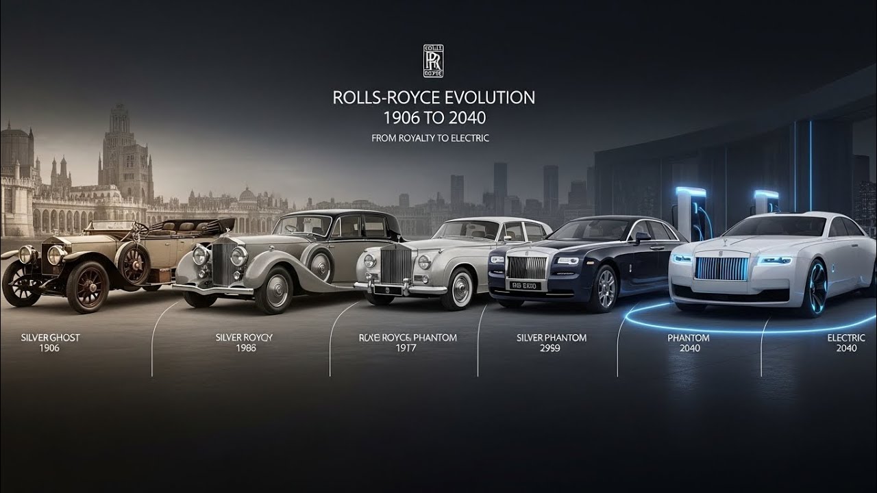 Rolls-Royce Evolution 1906 to 2040 | From Royalty to Electric #viral ...