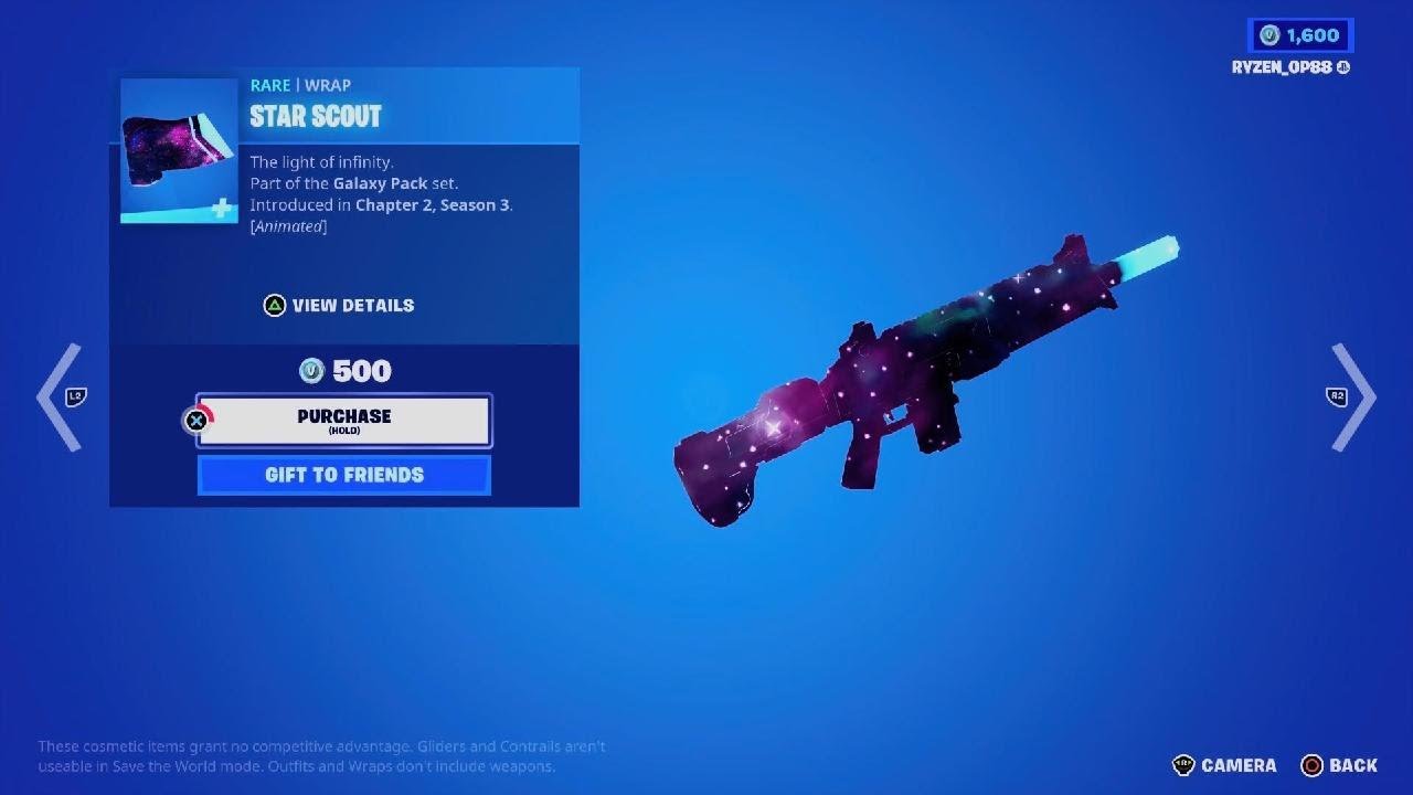 Fortnite Star Scout Wrap - YouTube