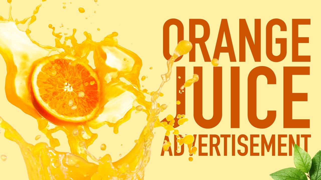 Orange Juice Ad | Motion Graphic - YouTube