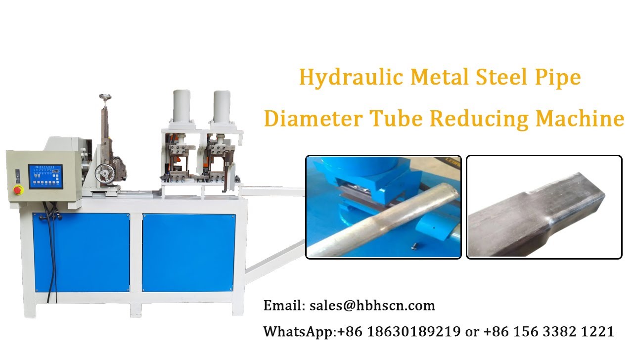 Hydraulic Metal Steel Pipe Diameter tube end forming processing ...