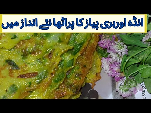 Green Onion Paratha Recipe | with out kneading Special Recipe | Easy ...