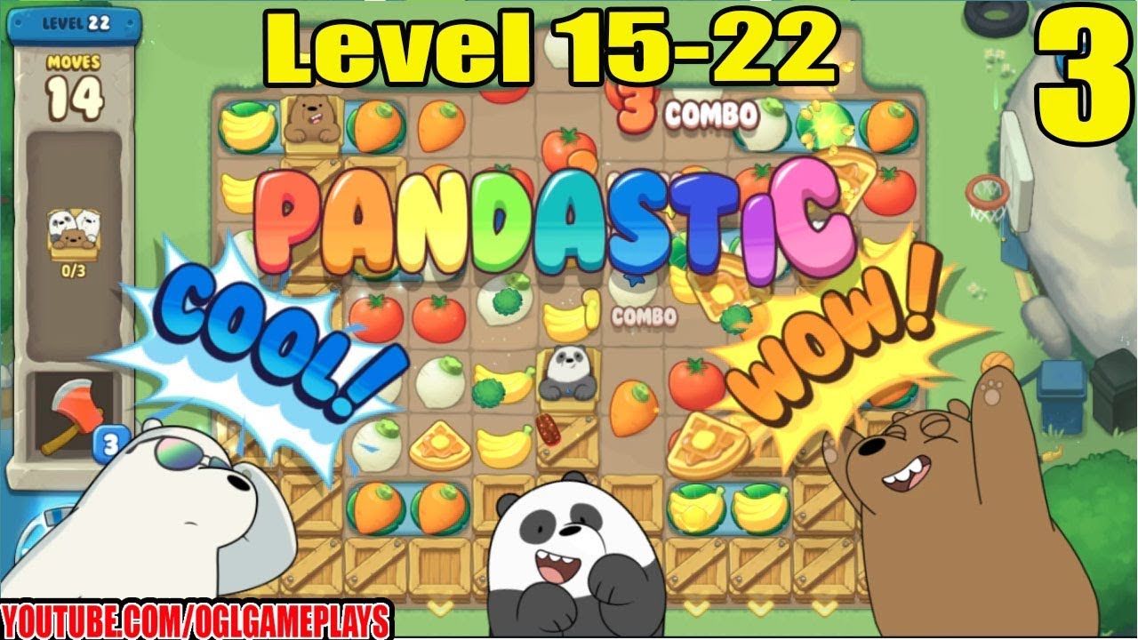 We Bare Bears Match 3 Repairs Gameplay #3 (Level 15-22) - YouTube