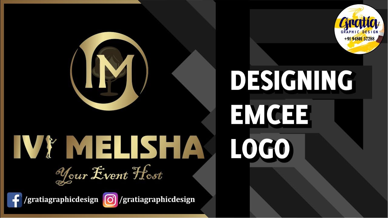 Designing Brand New Logo for Emcee Ivy Melisha | Logo Design | Gratia ...