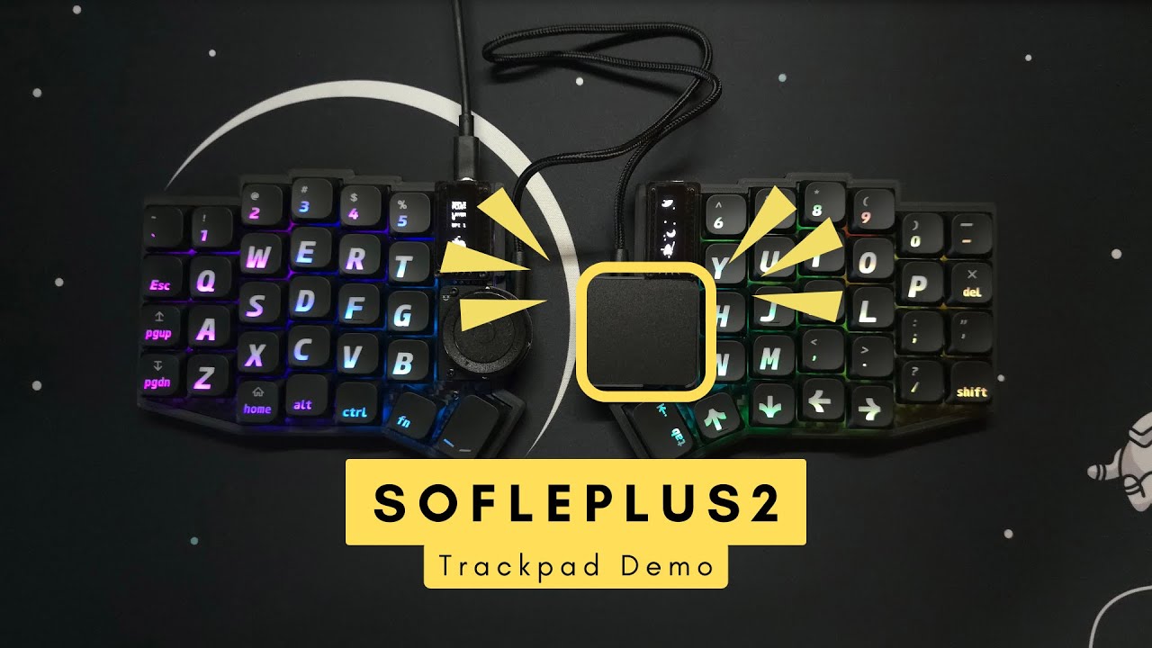 SoflePLUS2 Azoteq Trackpad Demo - YouTube