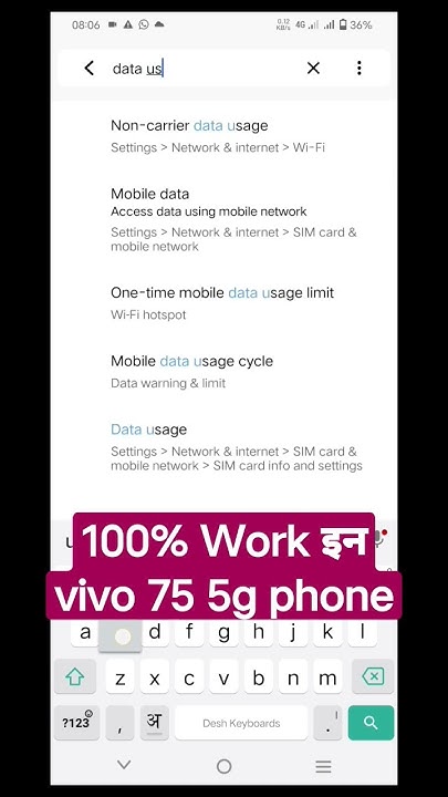 cellular data limit exceeded ko kaise hataye vivo | cellular data limit exceeded vivo y75 5g ...