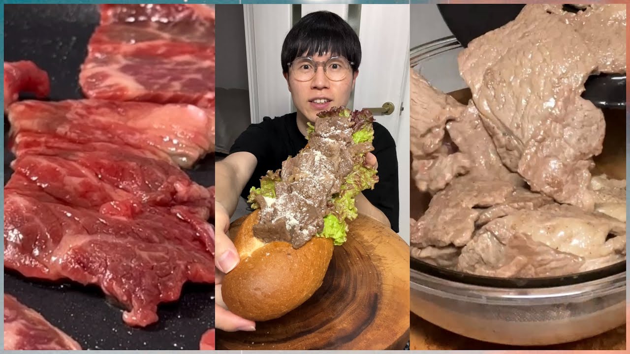 ASMR | Beef Bread | Commemorating 3 million followers on TikTok ...