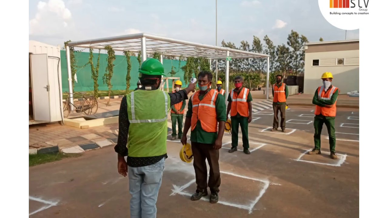 Glimpse of one such site where the SLV Group team has resumed ...