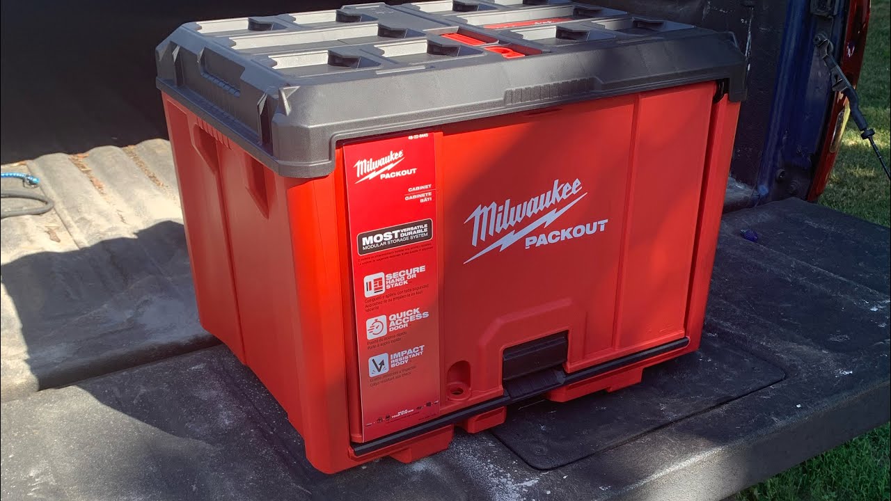 Milwaukee Packout Cabinet 48-22-8445 - YouTube