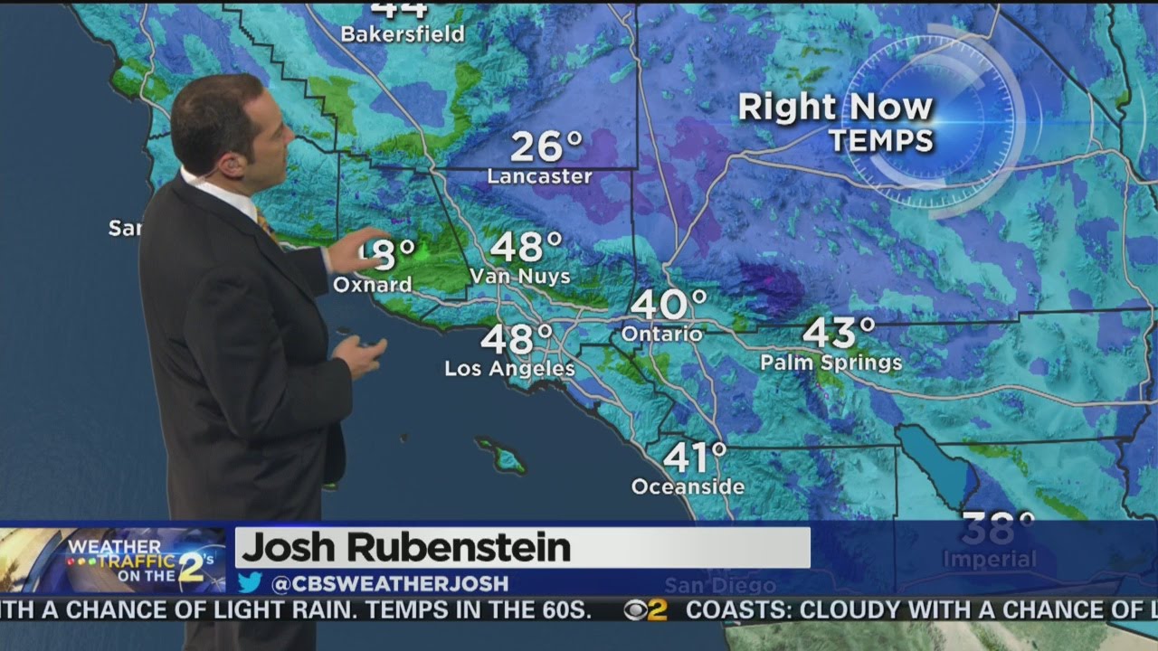 Josh Rubenstein's Weather Forecast (Jan. 12) - YouTube