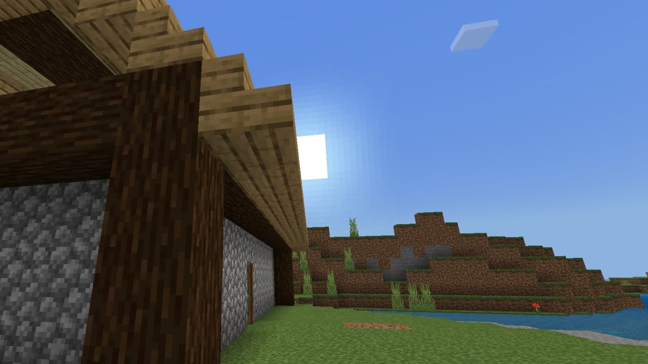 Make a Cozy Shelter! || MINECRAFT PE || BUILDING HOUSE PART 1 - YouTube