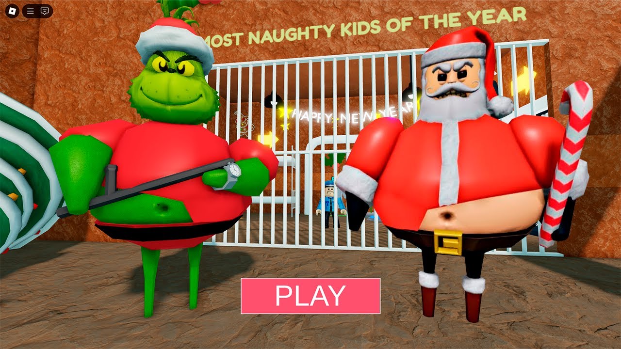 GRINCH BARRY'S PRISON RUN! SCARY OBBY Full Gameplay #roblox - YouTube