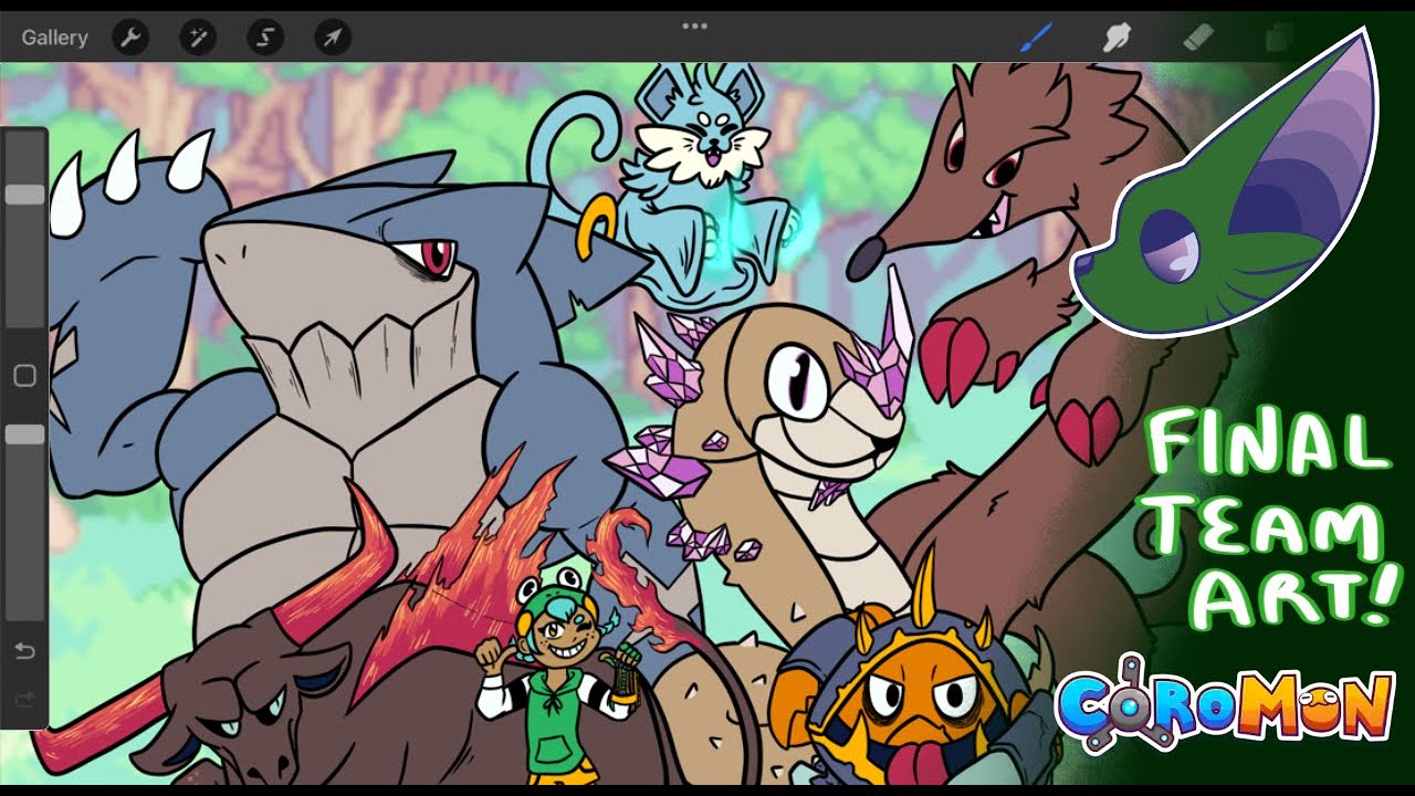 Coromon Final Team Art (LGF Playthrough) - YouTube