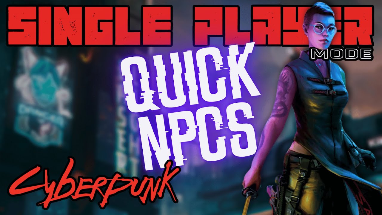 NPC Quick Hack: The FASTEST Way To Make Cyberpunk RED/2020 NPCS - YouTube