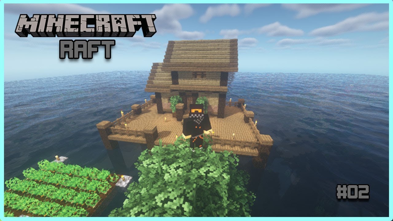 Minecraft : The Starter House |Minecraft Raft| EPS 2 - YouTube
