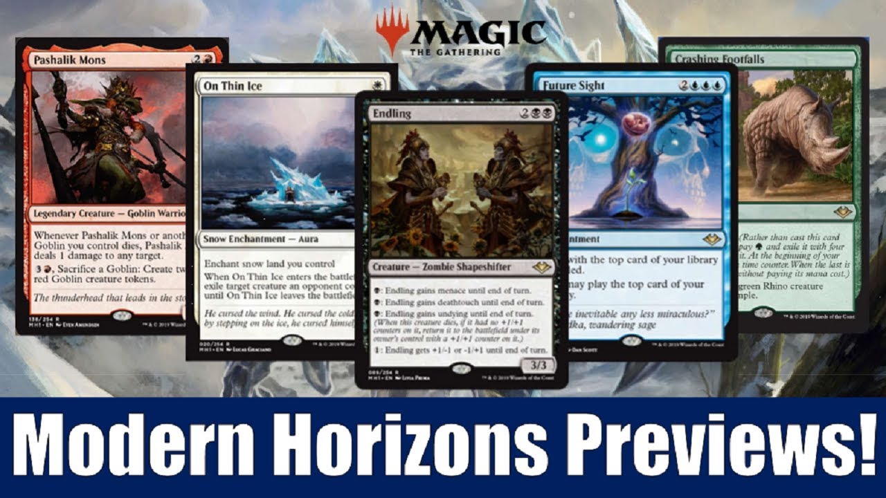 MTG Modern Horizons Previews: 18 Cards Including Endling - YouTube