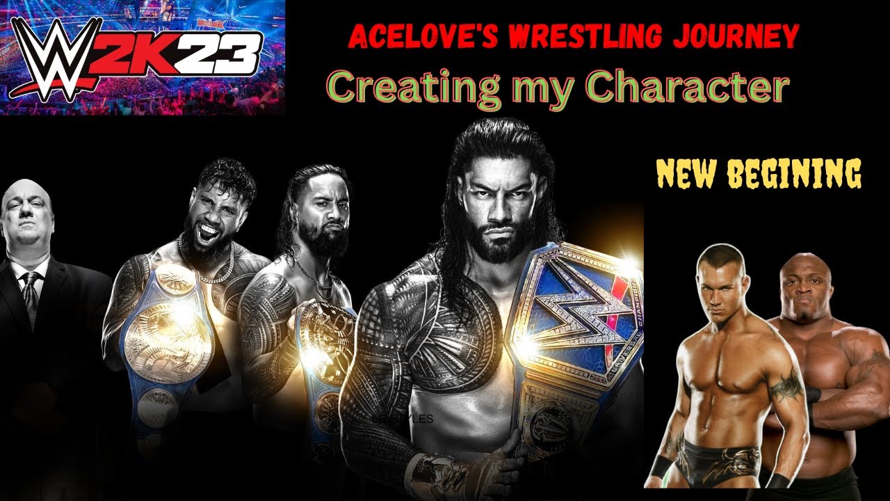 WWE 2k23; Creating my new character, look, moves and anything else to ...
