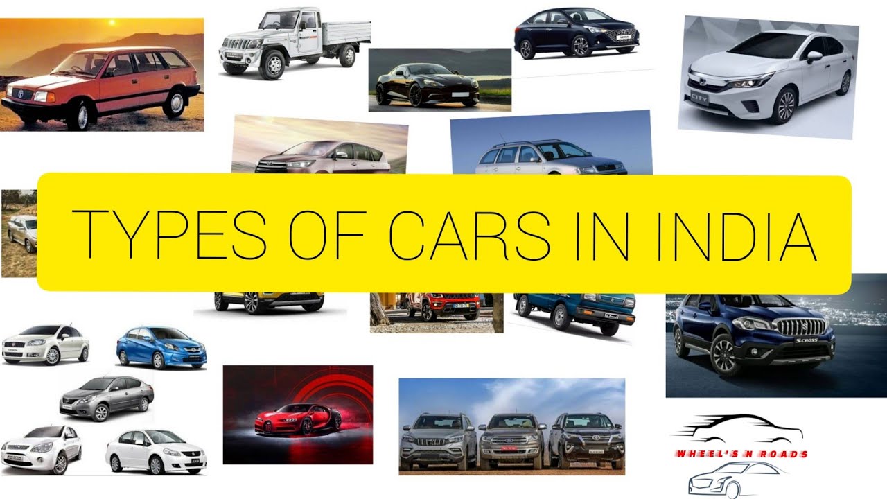 TYPES OF CARS IN INDIA - YouTube