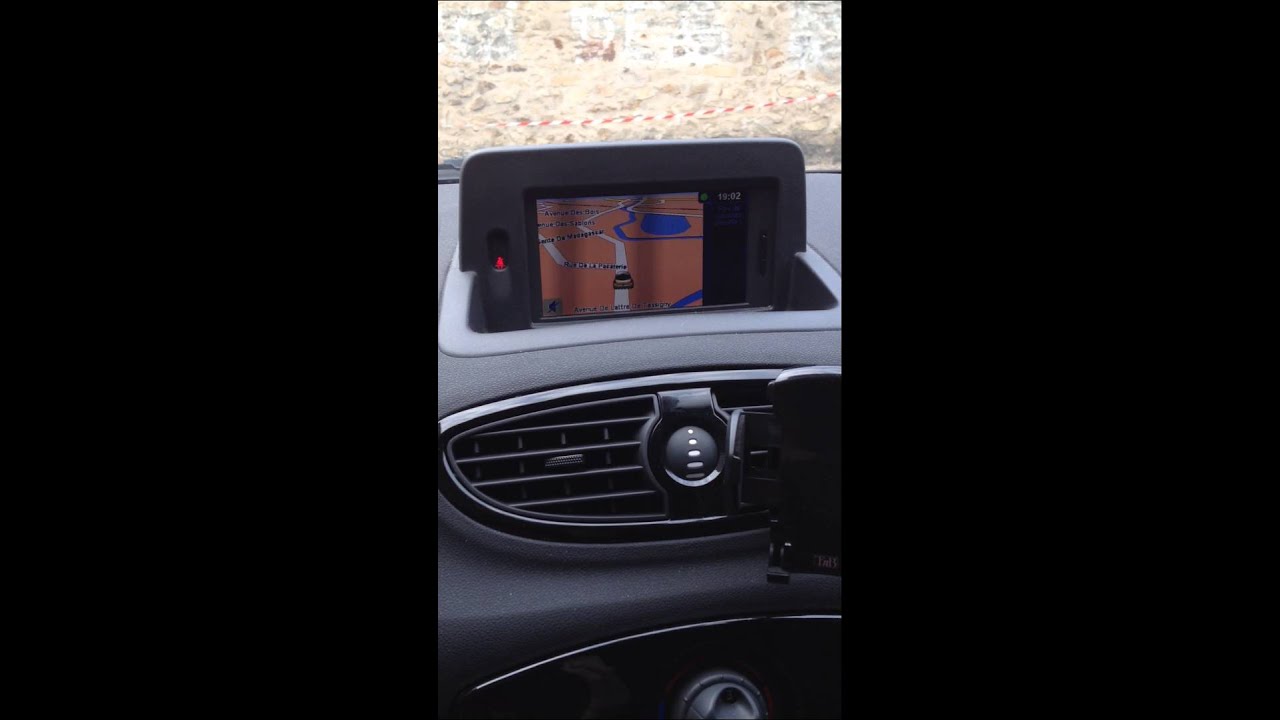 Fonctionnement - Phonocar 4/071 - Clio 3 - Tomtom - YouTube