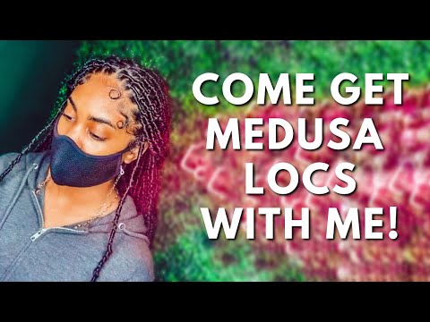 MINI VLOG | COME WITH ME TO GET MEDUSA LOCS! | Protective Style - YouTube