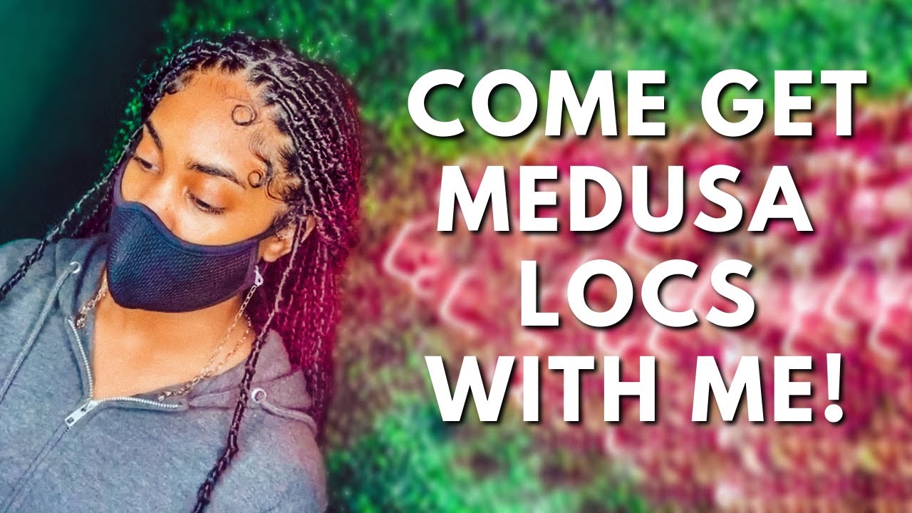 MINI VLOG | COME WITH ME TO GET MEDUSA LOCS! | Protective Style - YouTube