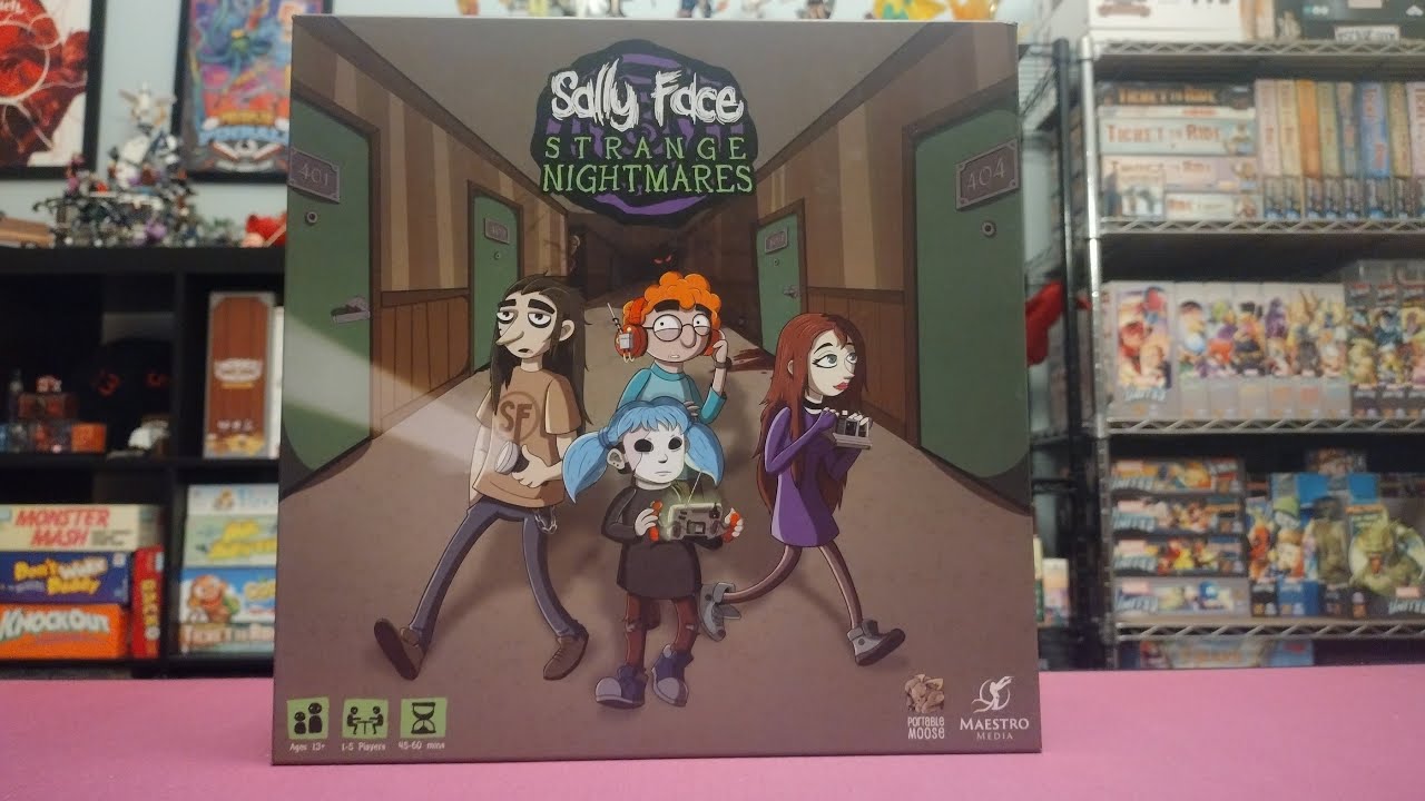 Sally Face Strange Nightmares Unboxing - YouTube