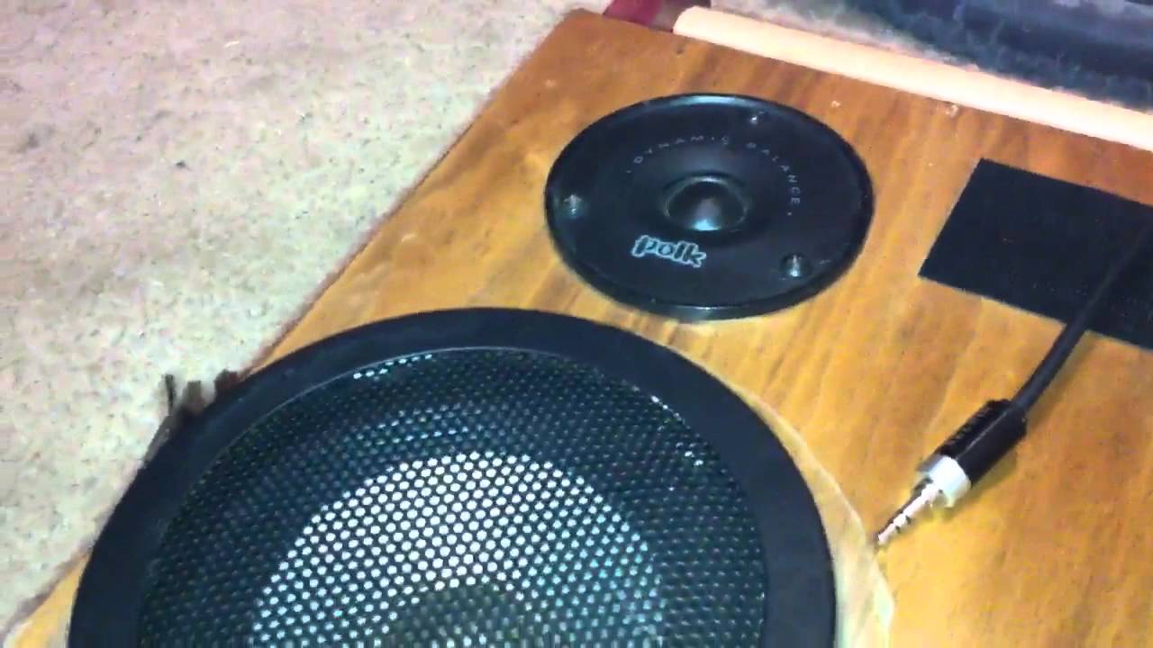 Inside my subwoofer boombox - YouTube