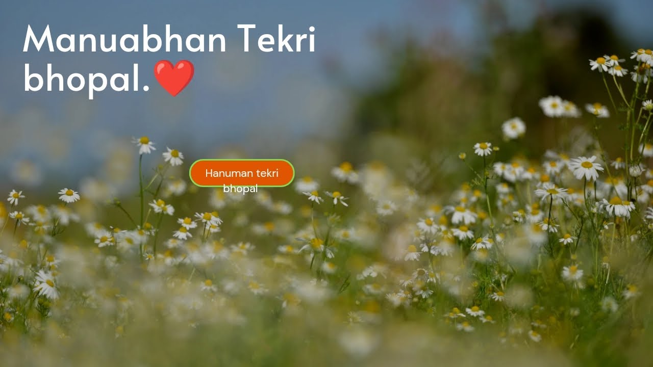 मनुआभान टेकरी | Hanuman tekri bhopal | Manuabhan Tekri ropeway Base ...