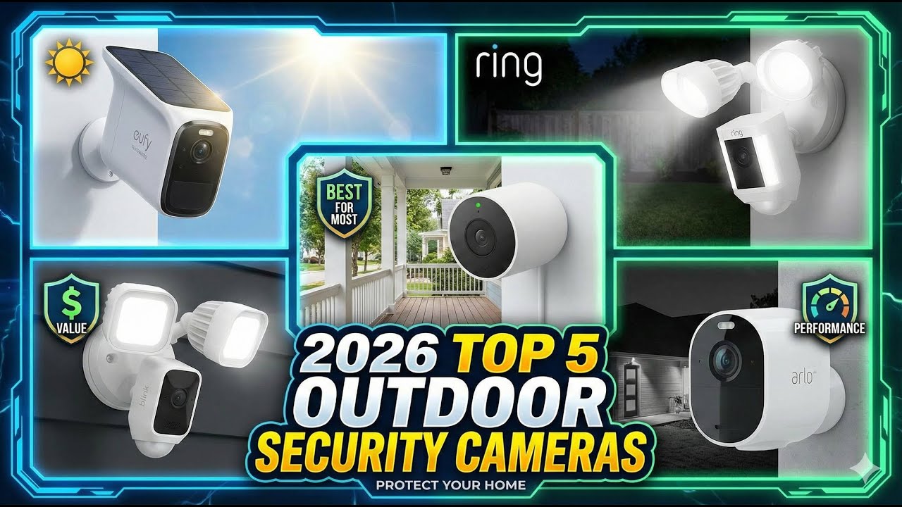 Top 5 Best Outdoor Security Cameras 2026 – Smart Surveillance That ...
