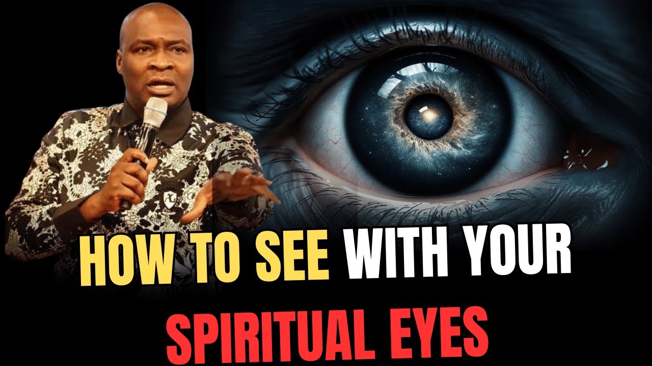 (A MUST WATCH) How to see with your spiritual eyes/ APOSTLE JOSHUA ...