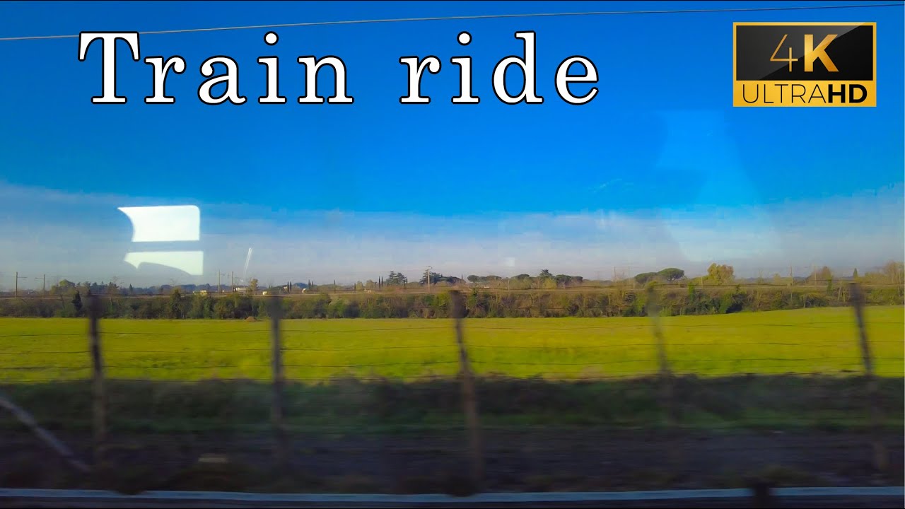 Train | Rome Termini - Albano Laziale [4K] - YouTube