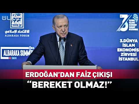 Cumhurbaşkanı Erdoğan’dan Faiz Çıkışı! #Sondakika