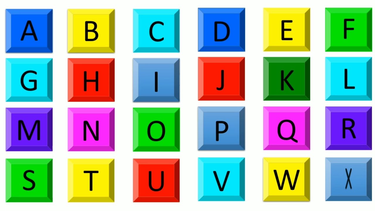 A B C D | english alphabet | a to z | abcd learning | abcd rhymes ...