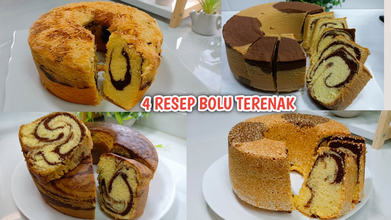 4 RESEP BOLU TERENAK YANG PERNAH AKU BUAT‼️RASANYA ENAK BANGET SUPER ...