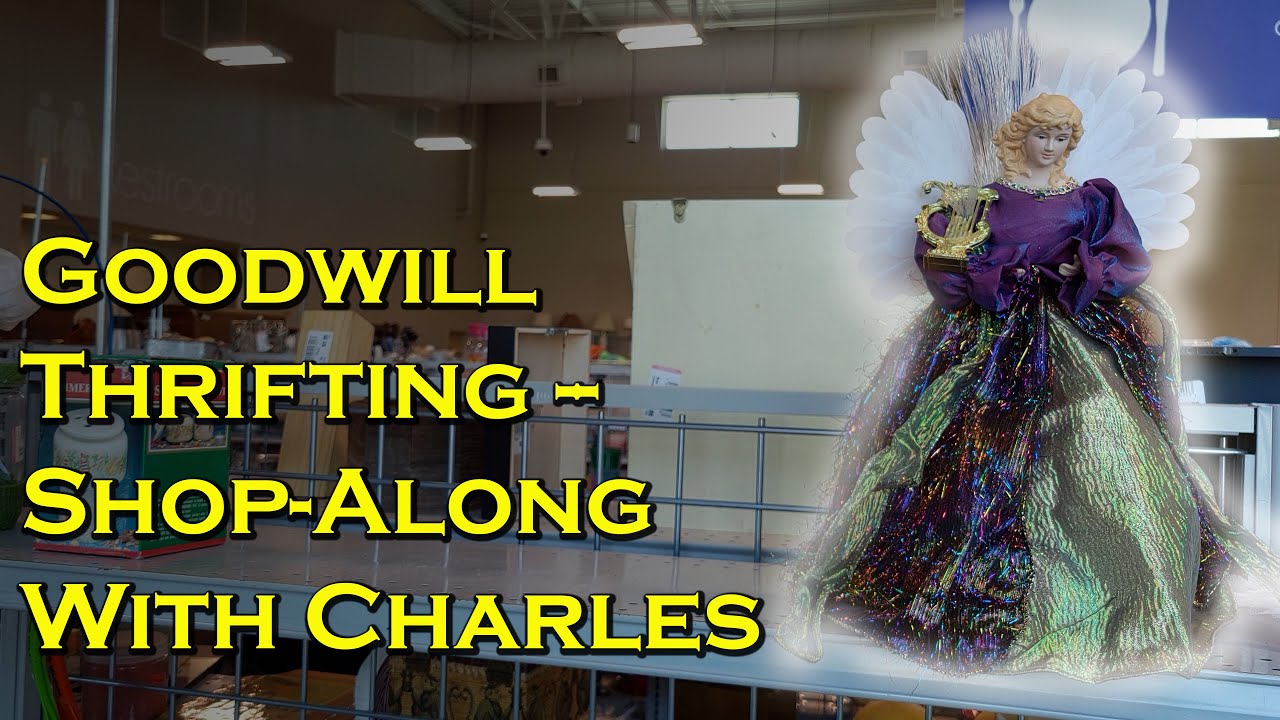 Goodwill Thrifting - Shop Along with Charles - YouTube