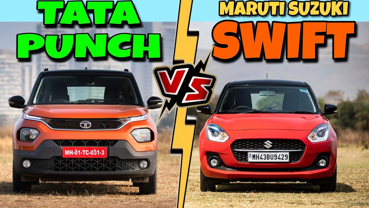 Tata Punch vs MS Swift🔥🔥| Engine, Safety, Prices, etc. | Brief ...