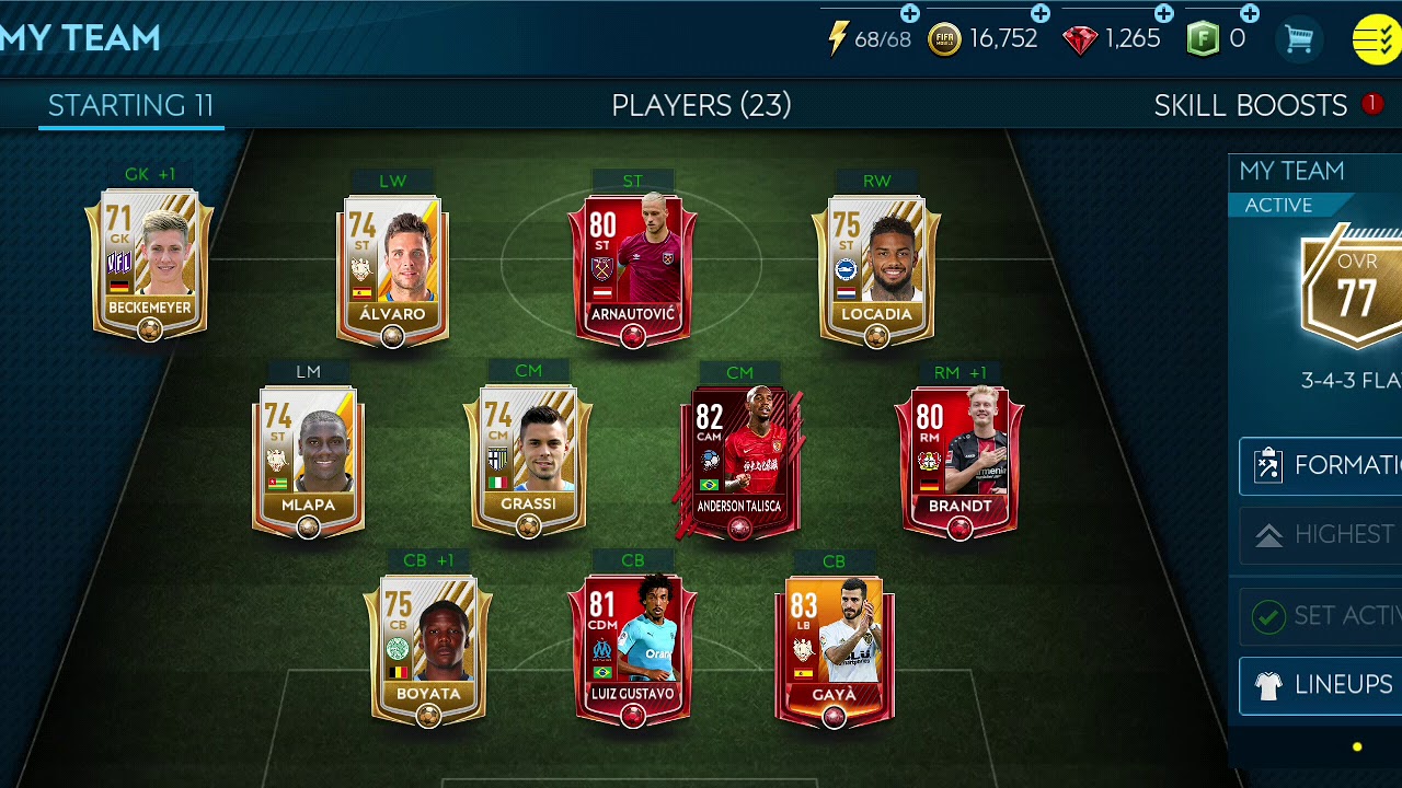 FIFA Mobile 2019 Gameplay(Galaxy A20) - YouTube