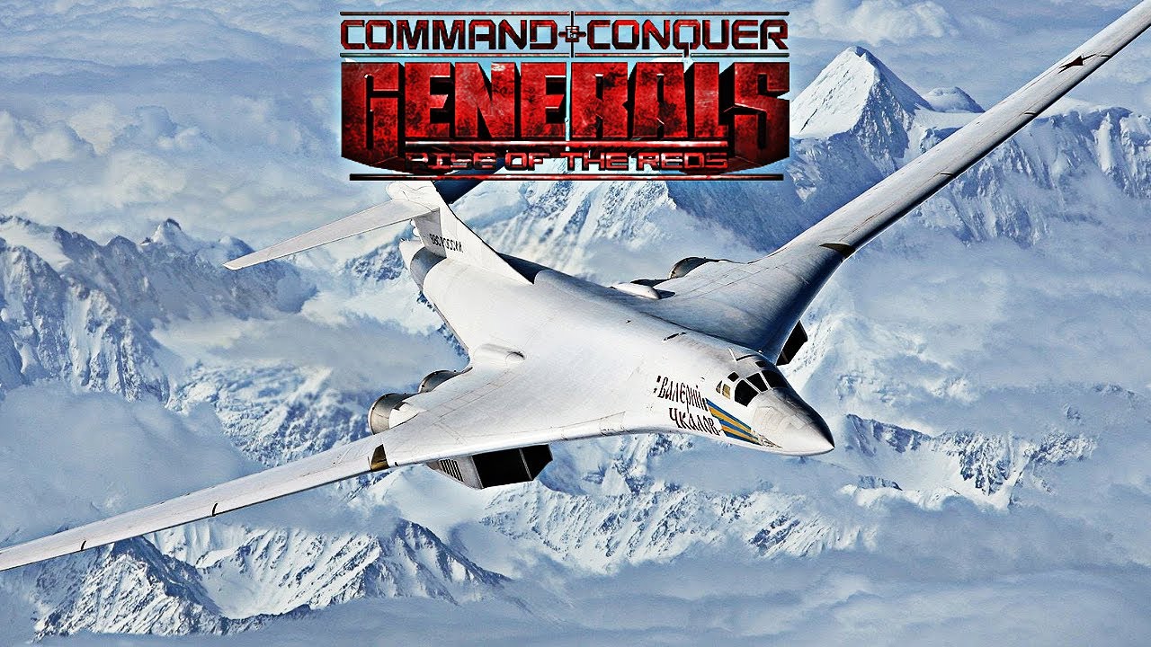 RUS Air Force + MLRS vs NATO - Command & Conquer Generals Rise of The Reds - YouTube